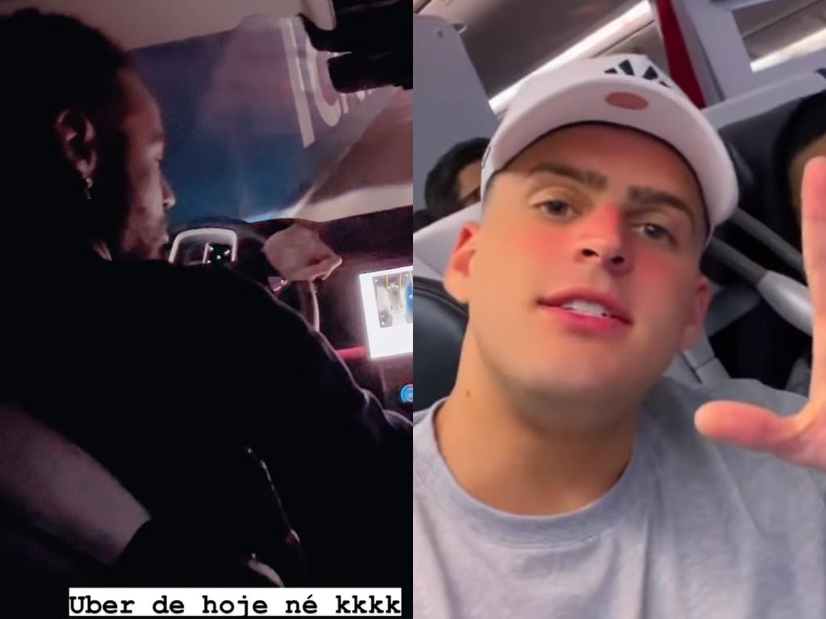 Neymar dá carona para Jon Vlogs e encarna motorista de app: 'Tem música ...