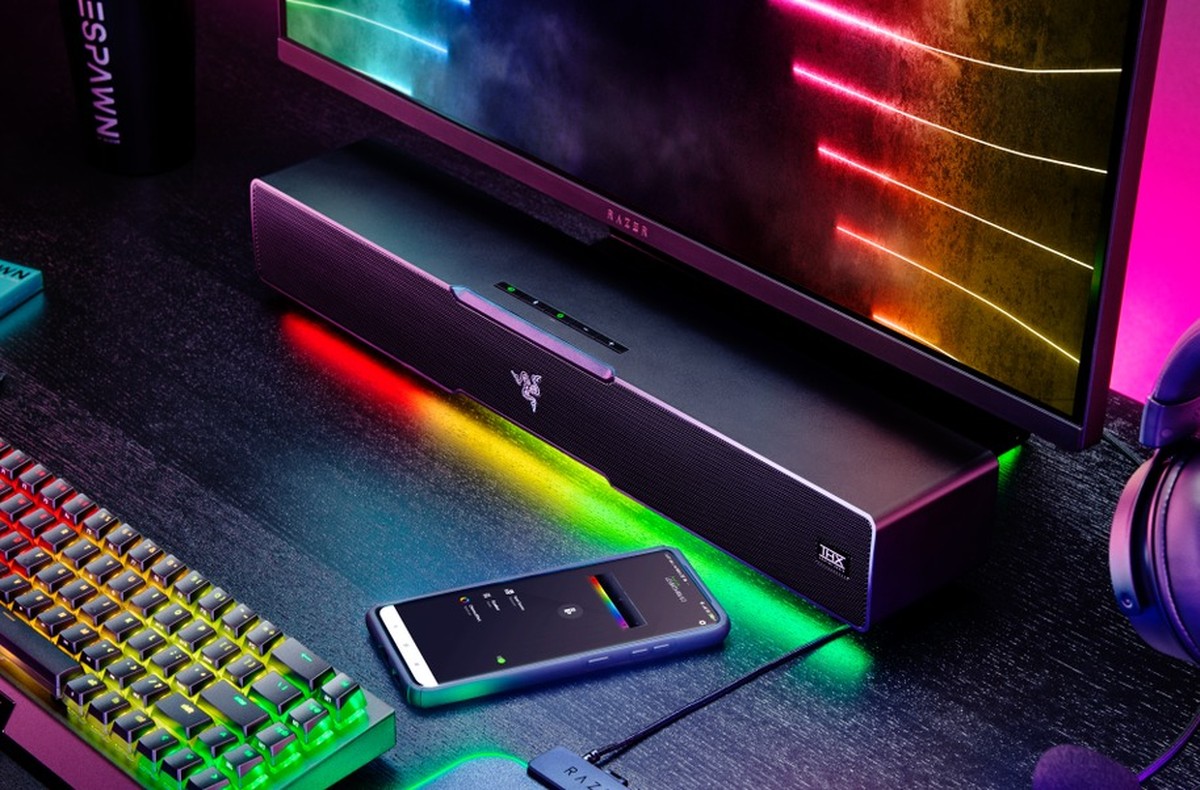 Razer anuncia soundbar gamer RGB com som 7.1; veja preço no Brasil ...