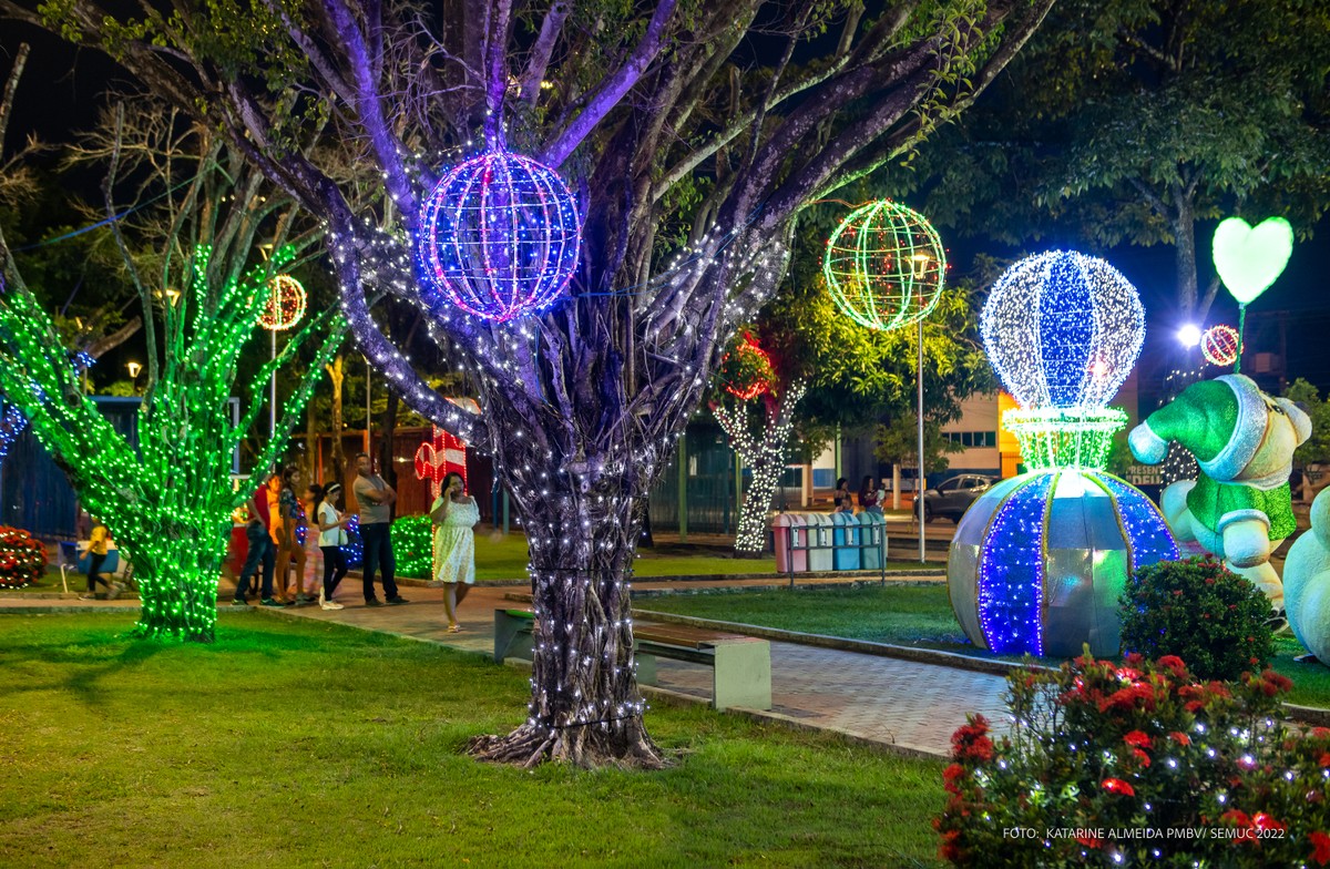 Decoração de Natal em Boa Vista tem espaços em praças e até palácio com ...