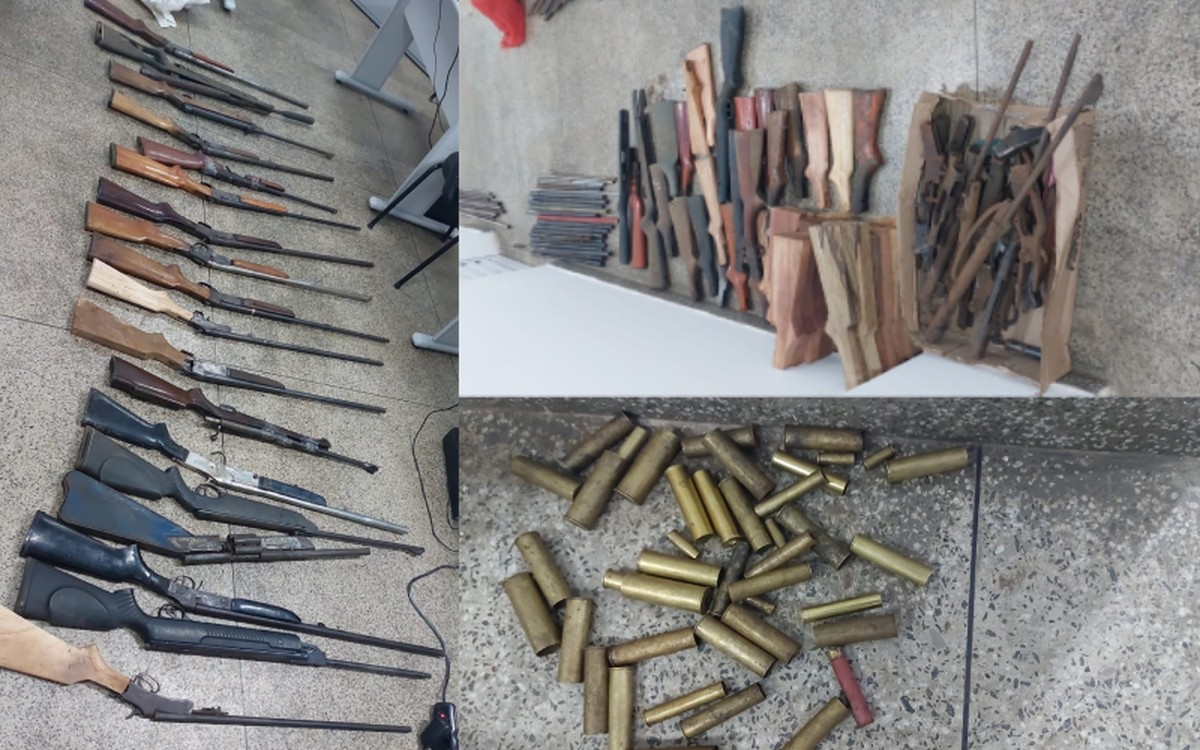 Polícia Civil desmonta local que funcionava como fábrica de armas de ...