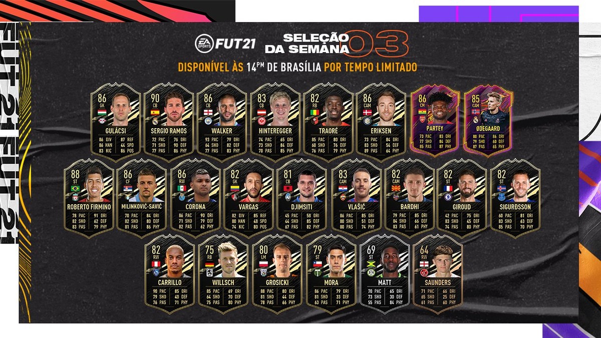 FIFA 21: TOTW 3 é liderado por Sergio Ramos, e Firmino se destaca ...