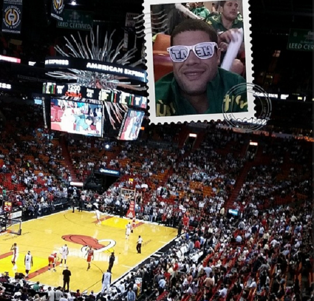 Após encontrar Beckham, Neymar vai a jogo da NBA: 'Let's go Heat ...