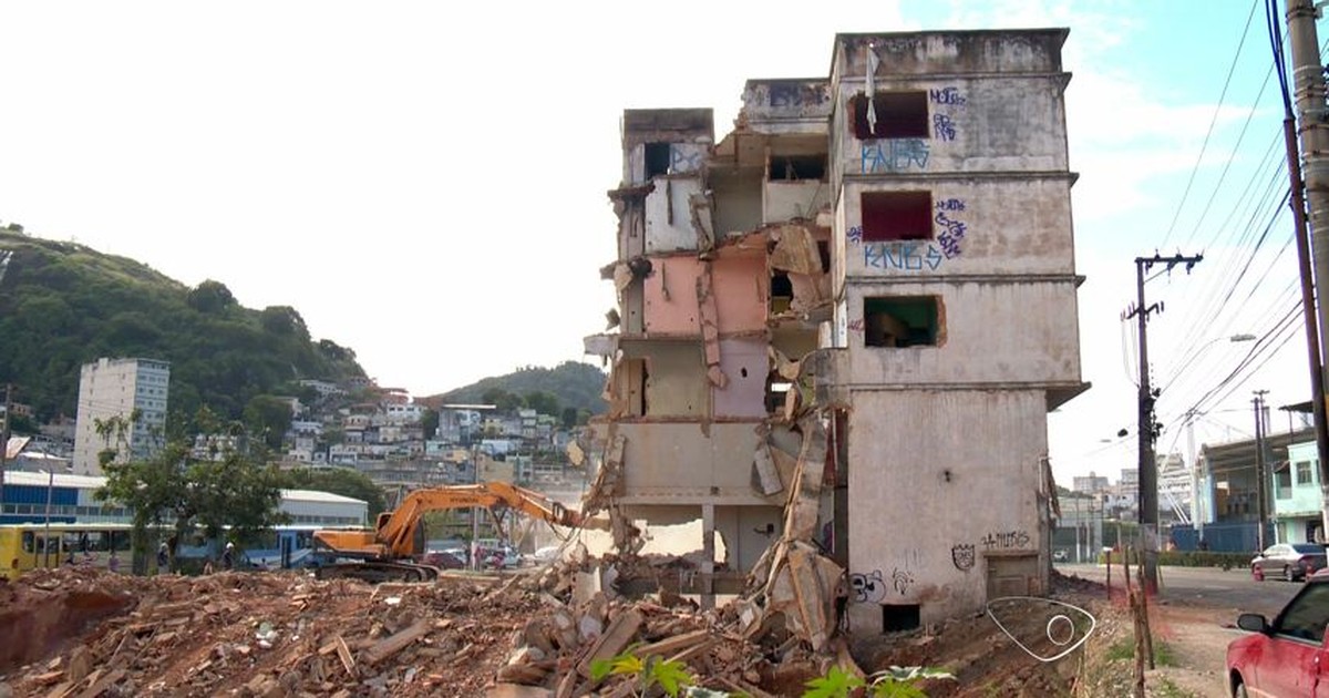 G1 - Após demolição de prédio, obra de viaduto em Vitória inicia em 45 ...