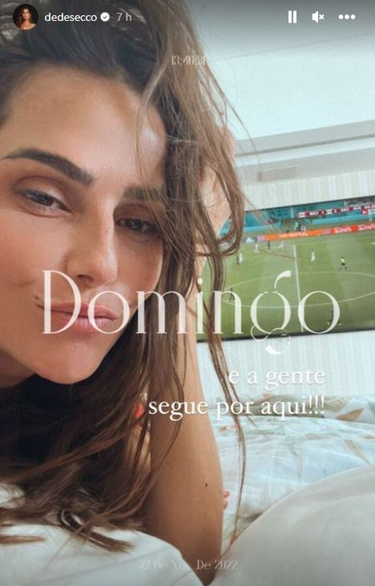 Deborah Secco conta como se prepara para comentários sobre a Copa no ...
