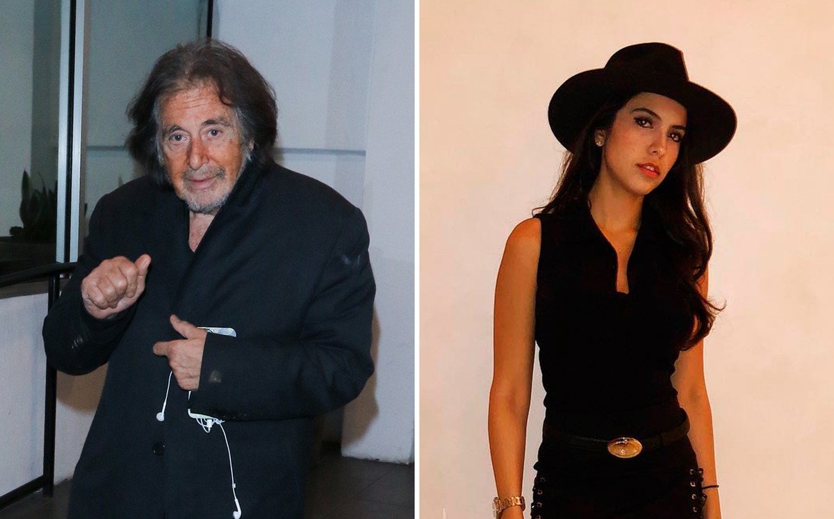 Astro Al Pacino passeia com a namorada, ex de Mick Jagger e 53 anos ...