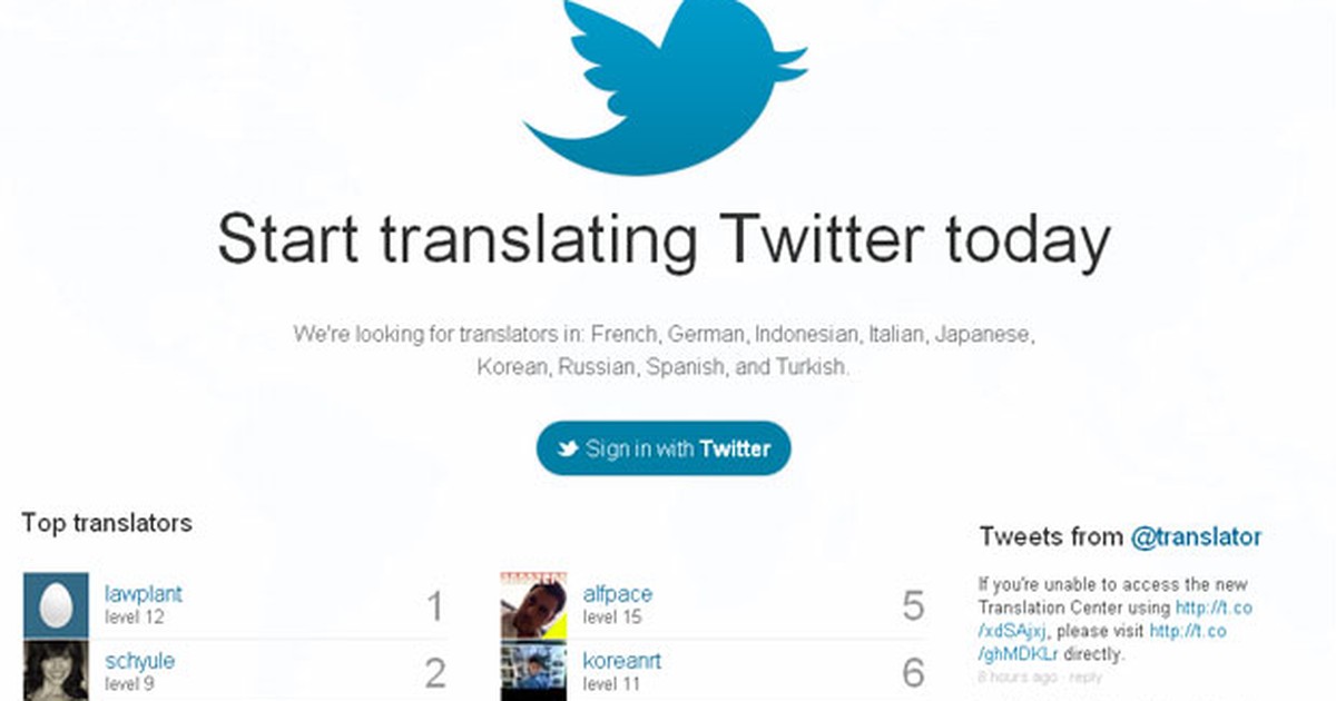 G1 - Twitter abre centro de tradução e pede ajuda aos usuários ...