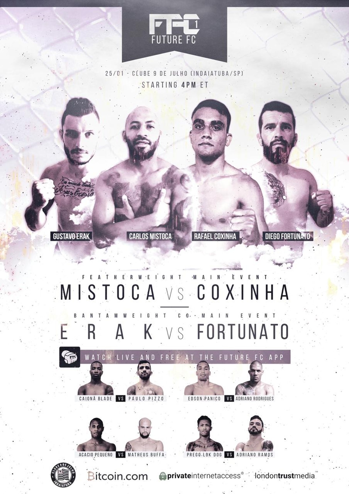 Future FC estreia com lutas escolhidas pelos fãs e aposta em aplicativo ...