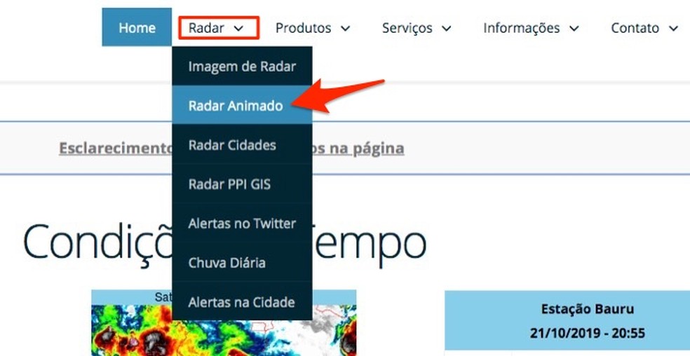 IPMet: como ver previsão e boletim do tempo no site | Produtividade ...
