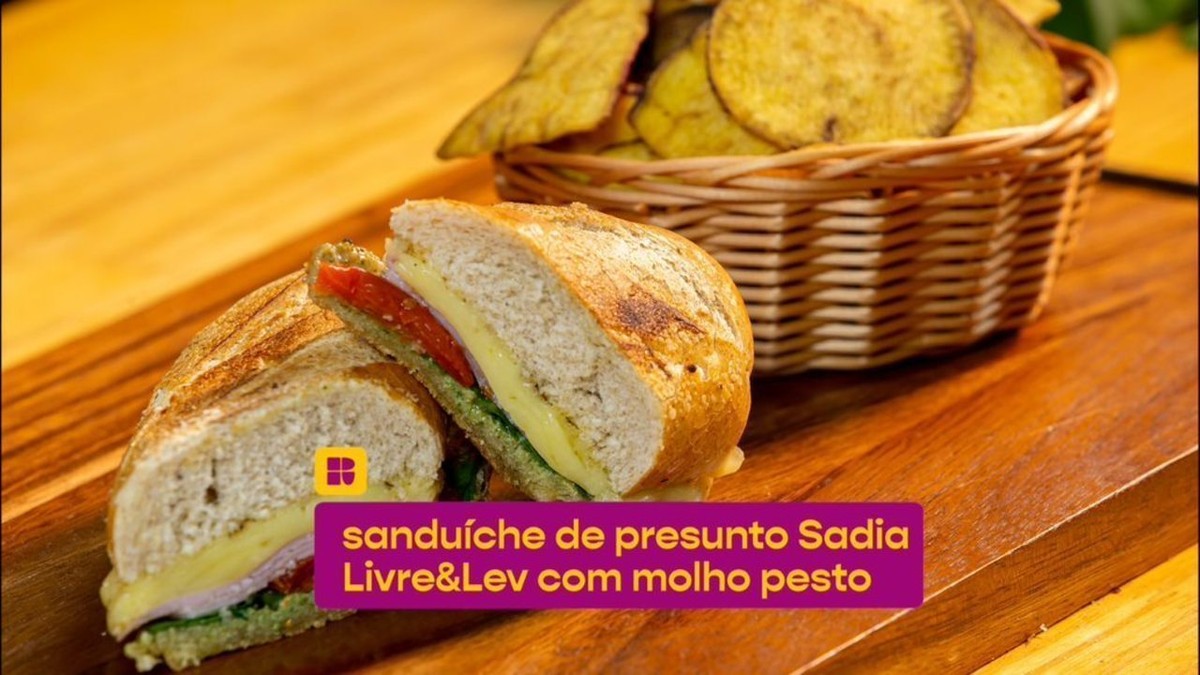 Sanduíche de presunto com molho pesto | Receitas Sadia | Receitas