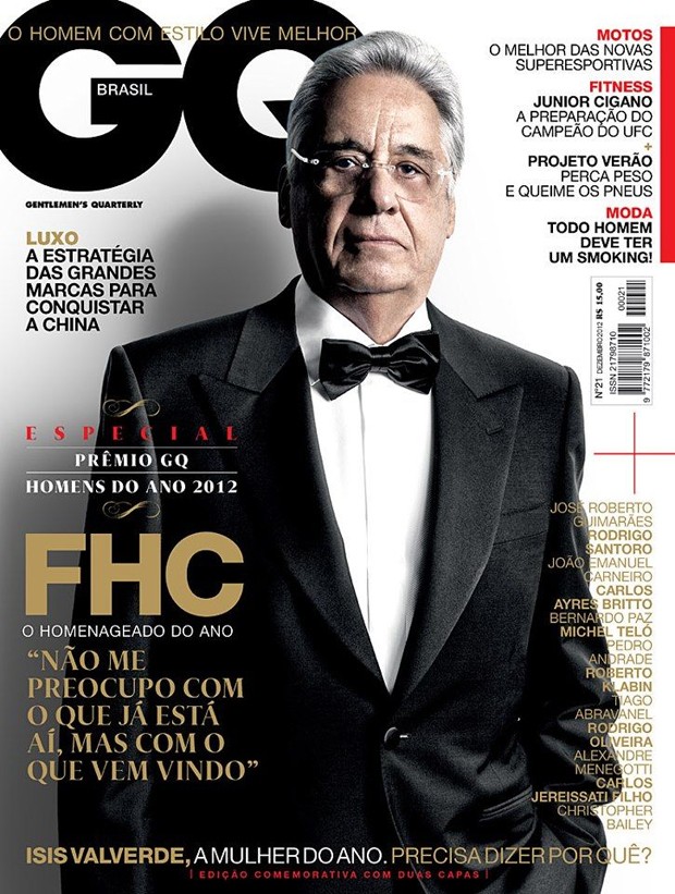 Fernando Henrique Cardoso agradece, em vídeo, homenagem no GQ Men of ...