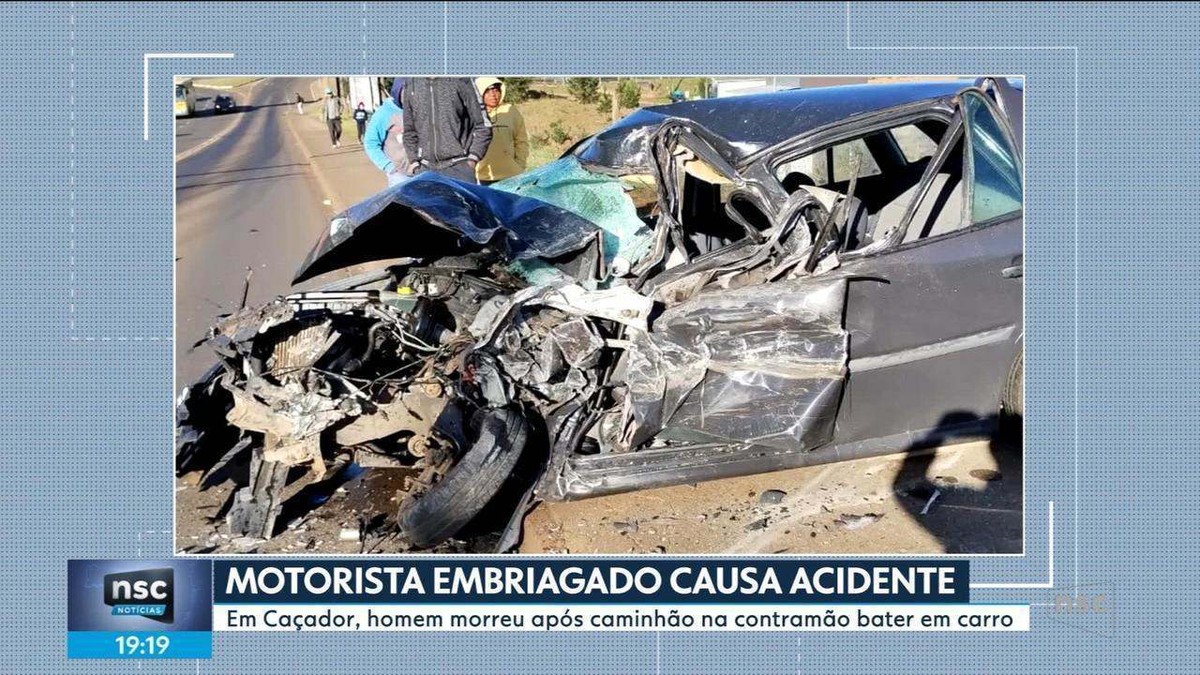 Vídeo mostra caminhão transitando em zigue-zague em SC antes de causar ...