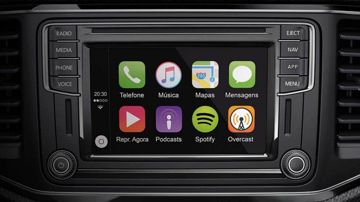 Central multimídia da Amarok V6 Extreme com GPS integrado ajuda na ...