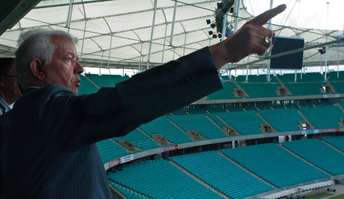 Passou no teste: embaixador do Irã visita a Fonte Nova e elogia estádio ...