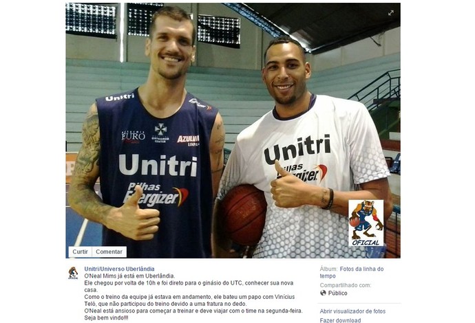 Uberlândia anuncia na web chegada de pivô norte-americano O'Neal Mims ...