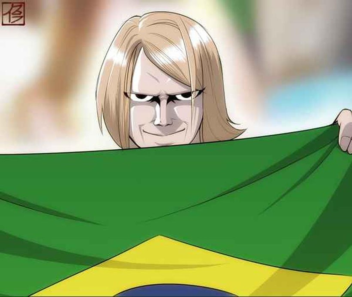 'Torcedor misterioso' que virou meme com bandeira do Brasil agradece ...