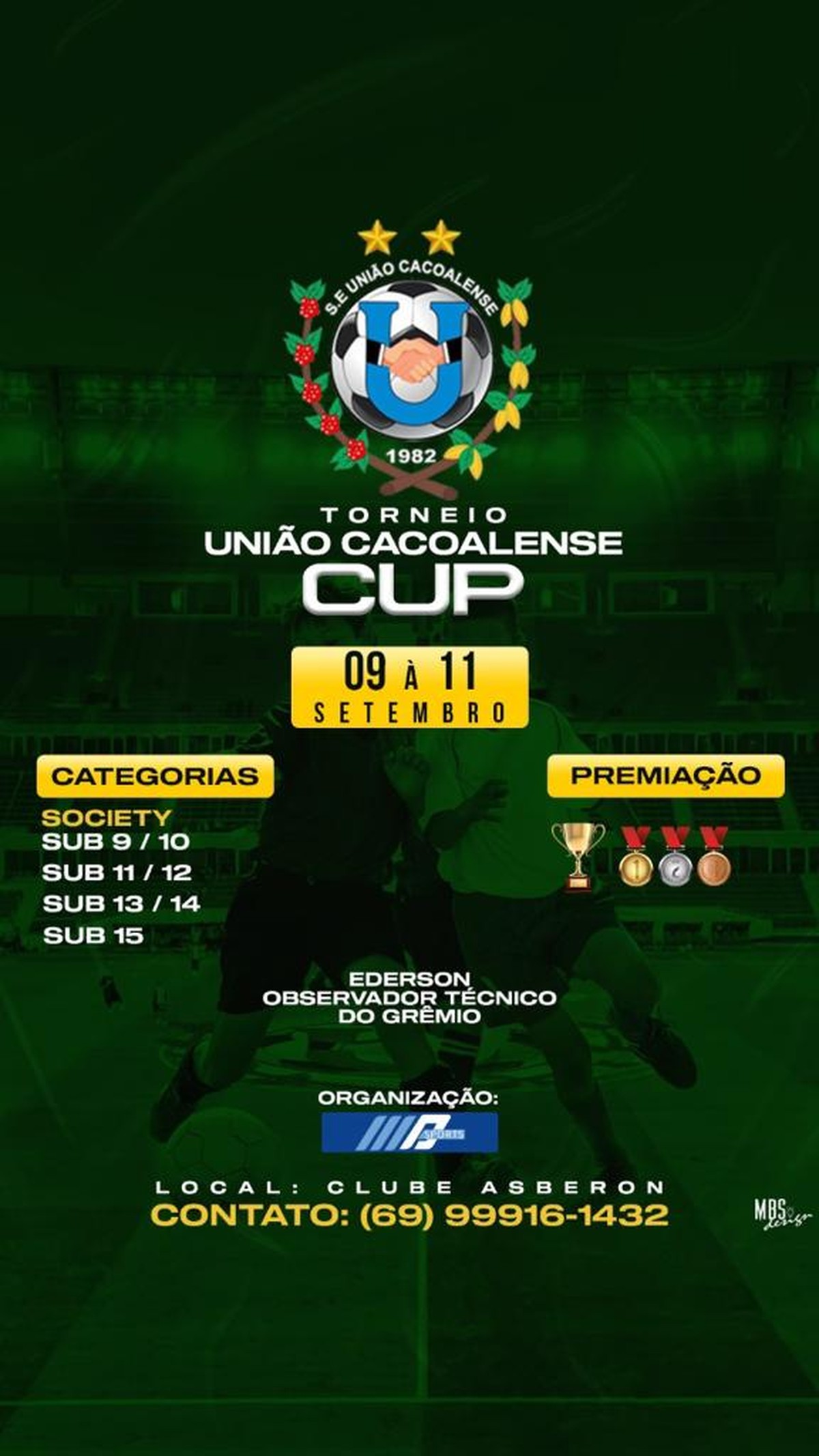 Curtinha: Com direito a olheiro de times da Série A, União Cacoalense ...