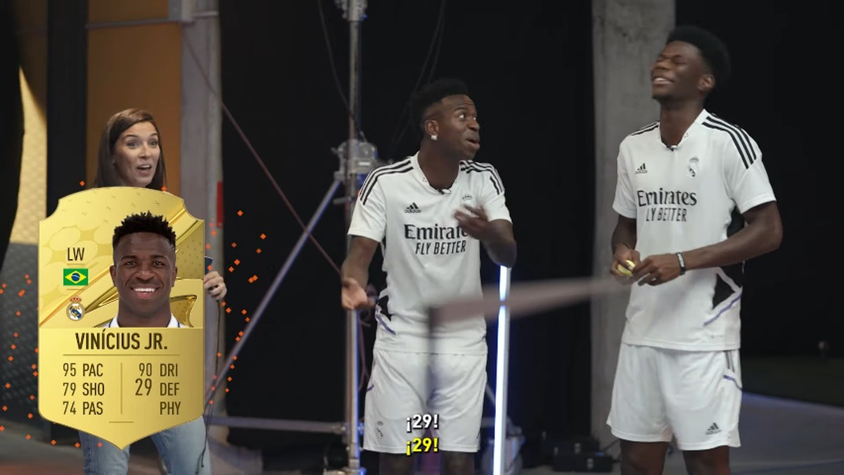FIFA 23: Vinícius Jr. se assusta com atributo baixo no jogo | fifa | ge