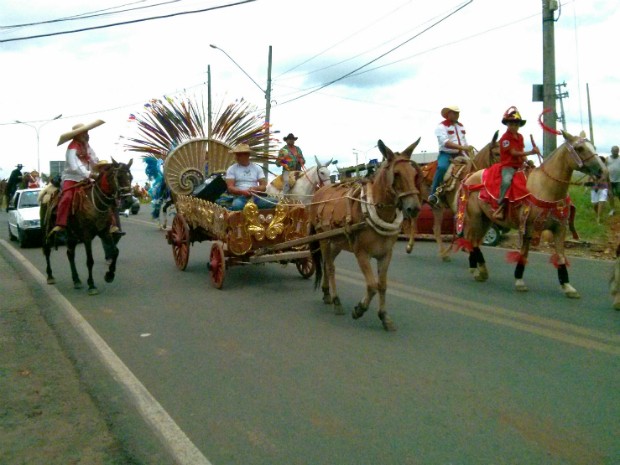G1 - Pré-carnaval de Porangaba tem cavalos e mulas com fantasia ...
