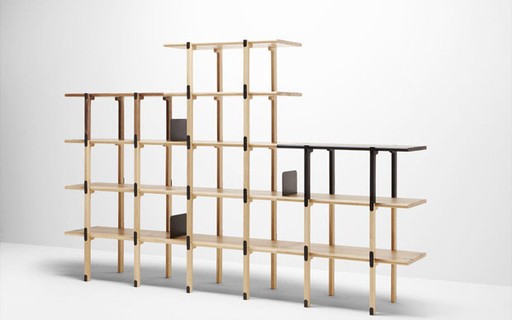 Versatilidade em forma de estante - Casa Vogue | Móveis