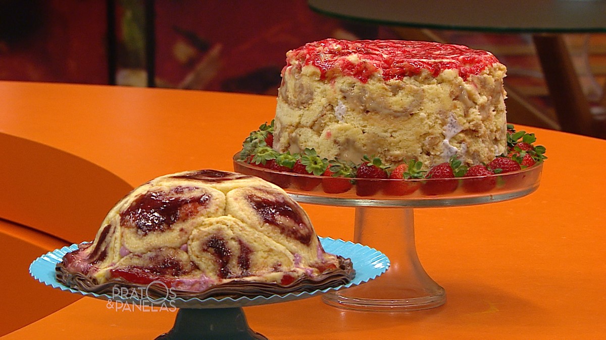 Bolo de rocambole com sorvete | Bolos | Receitas