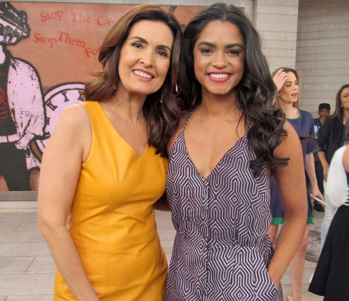 Confira as fotos dos bastidores do 'Encontro' com Lucy Alves, Gabriel ...
