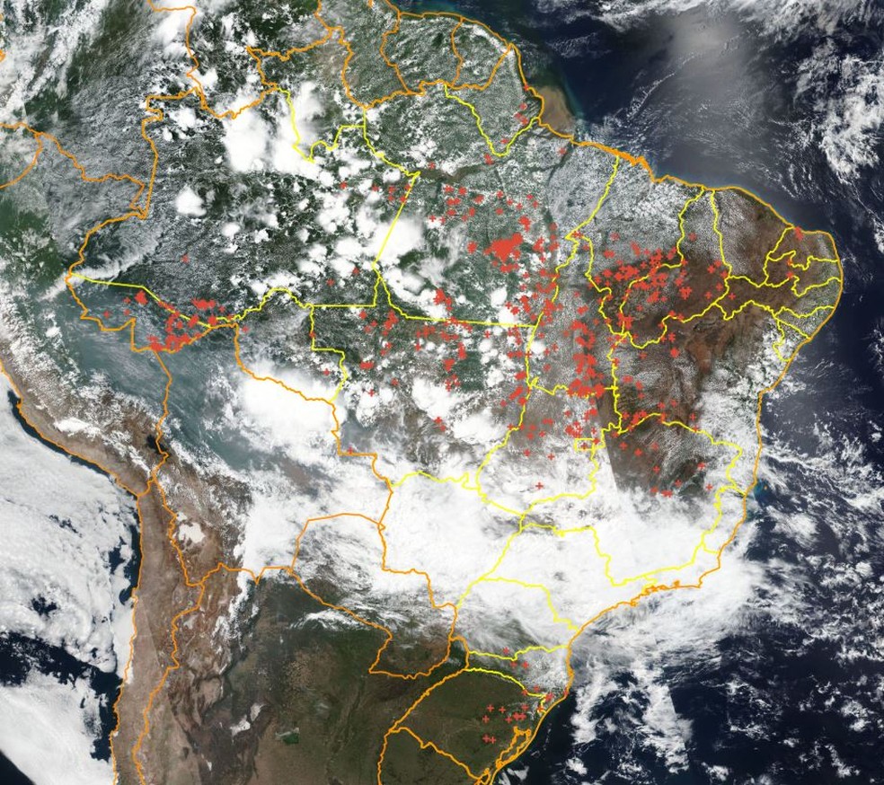 Focos de queimadas na Amazônia são quase 20 mil em setembro, segundo o ...