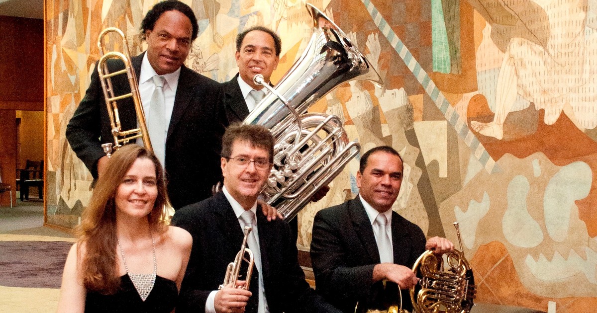 G1 - Quinteto Brasileiro de Metais se apresenta no Teatro de Macaé, no ...