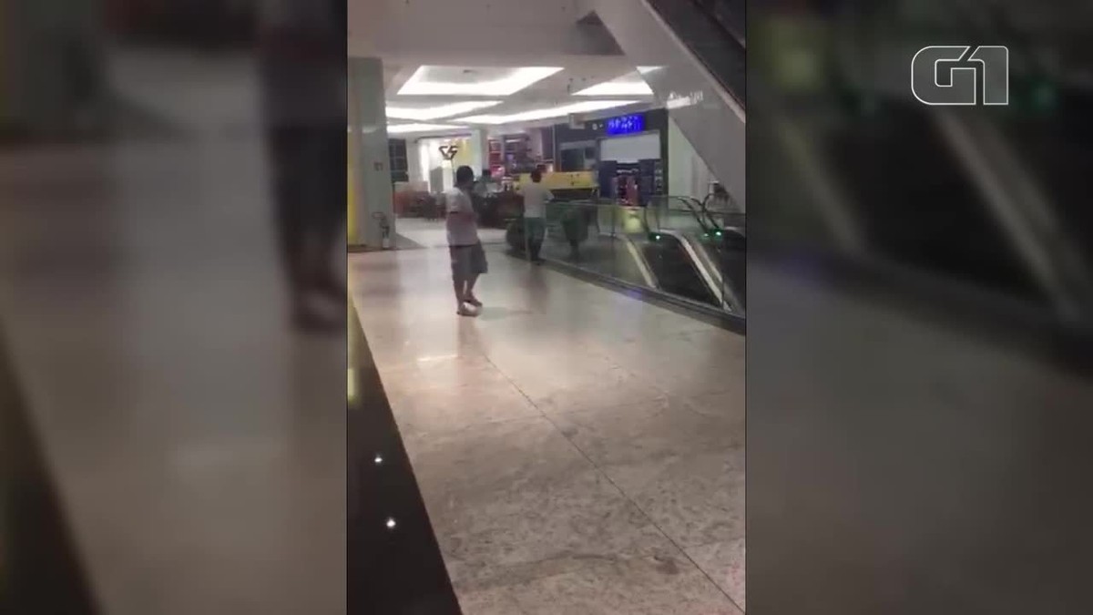 Loja é alvo de assalto dentro de shopping em Belém; veja vídeo | Pará | G1