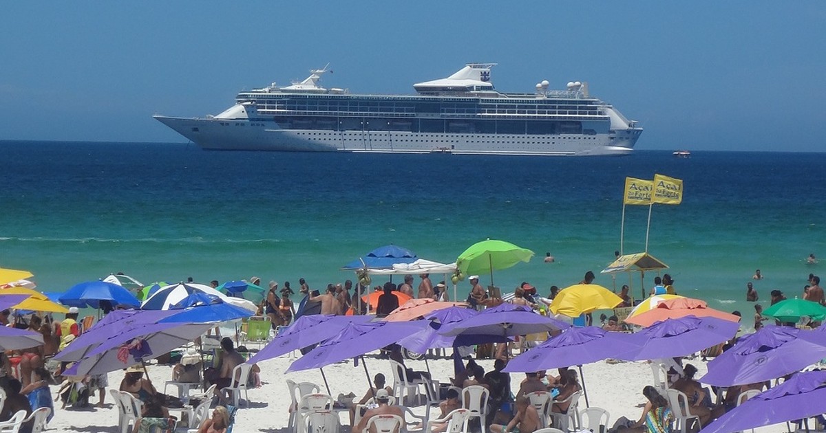 G1 - Chegada de navio movimenta o comércio de Cabo Frio, RJ - notícias ...