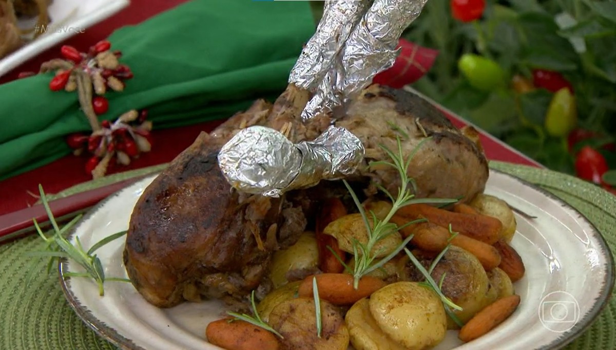 Coxa de peru suculenta | Mais Você | Receitas