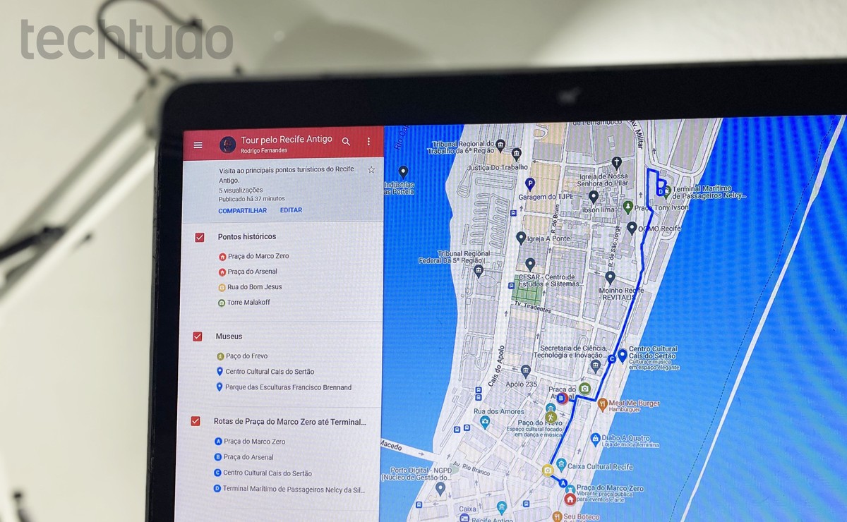 Como fazer um roteiro de viagem usando o Google My Maps | Mapas e ...
