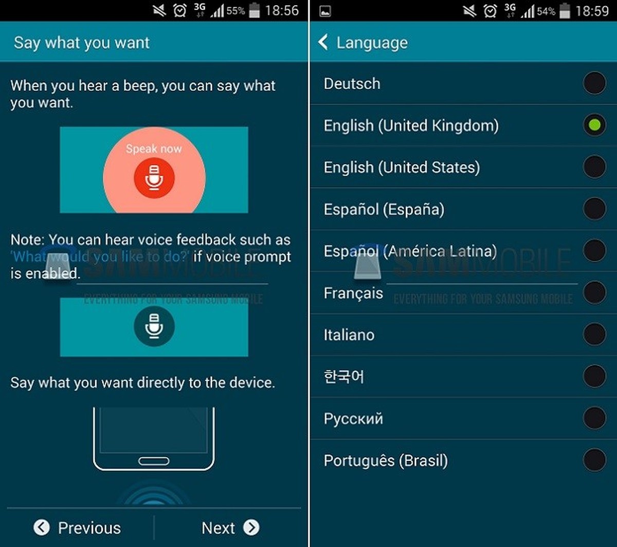 S-Voice vai ganhar interface nova nos próximos smarts da Samsung ...