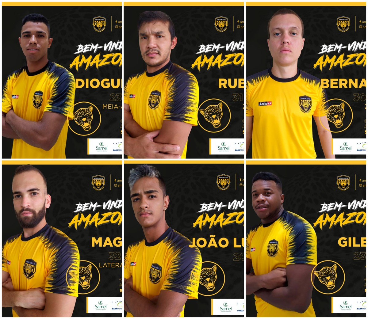 Amazonas FC anuncia pacotão com mais seis jogadores para a Série B do ...