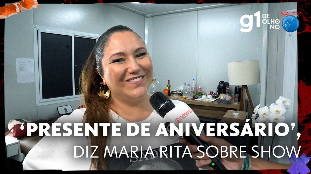 Maria Rita diz que show no Rock in Rio foi 'presentaço' de aniversário ...