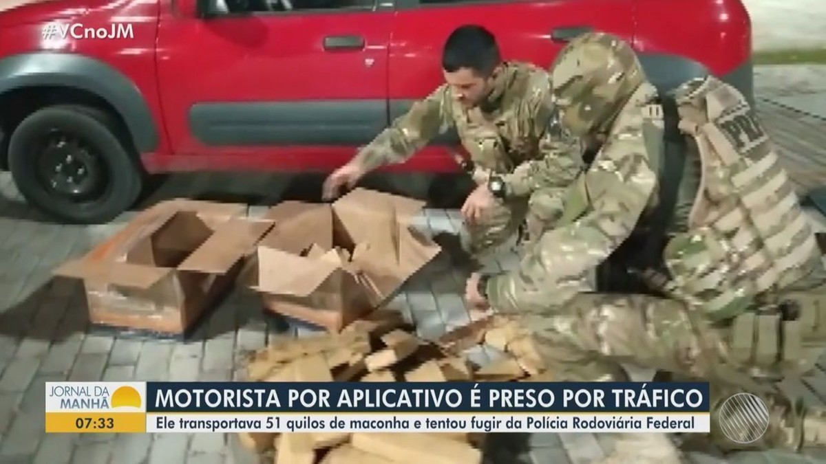 Motorista Por Aplicativo é Preso Em Flagrante Ao Transportar Mais De 50