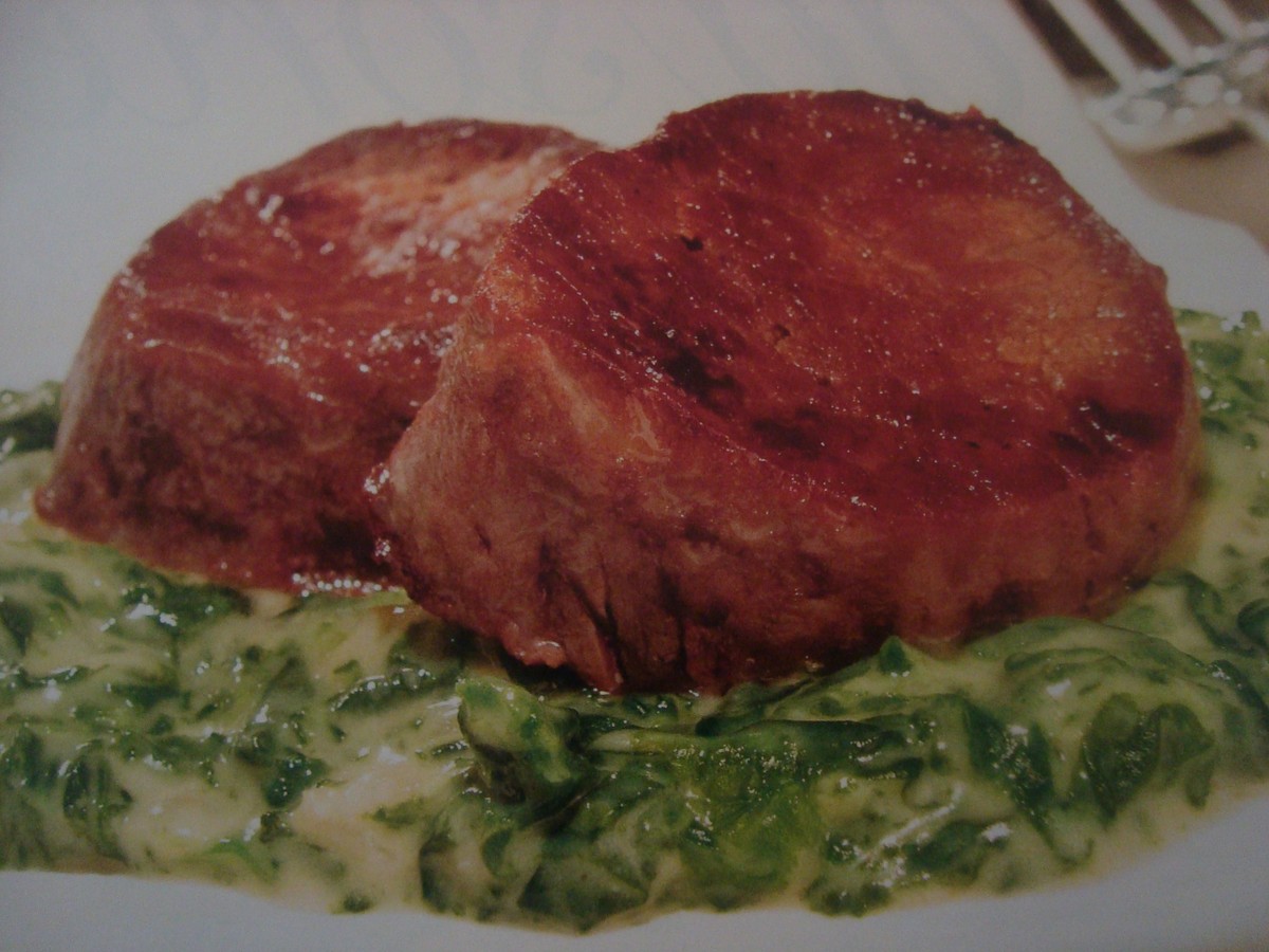 Medalhão de Filé Mignon com Creme de Espinafre | Carnes | Receitas
