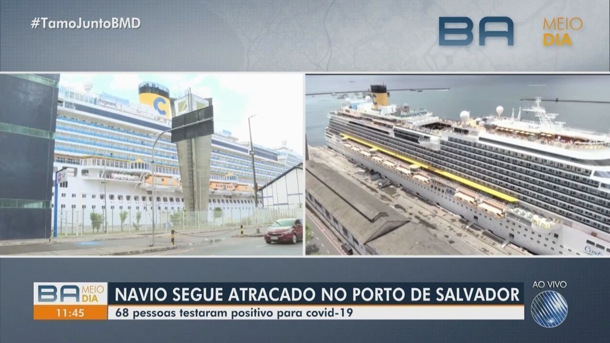 Anvisa interrompe atividades de navio, mas libera embarcação de volta a ...