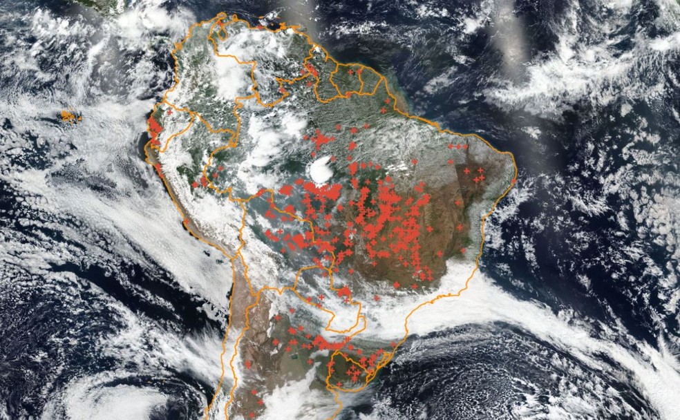 Focos de queimadas na Amazônia são mais de 2,7 mil em setembro, segundo ...