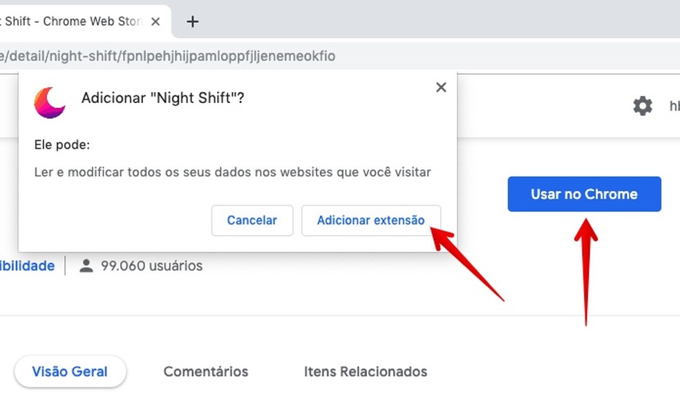 Extensão Night Shift coloca o Chrome em modo noturno; veja como usar | Navegadores | TechTudo