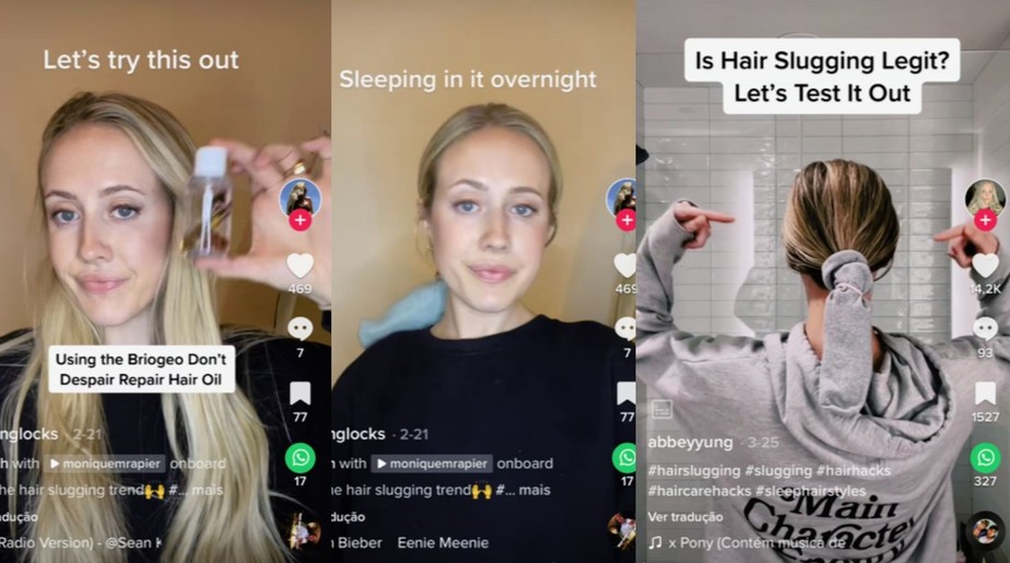 Hair slugging: os riscos e as recomendações da técnica que usa óleo e ...