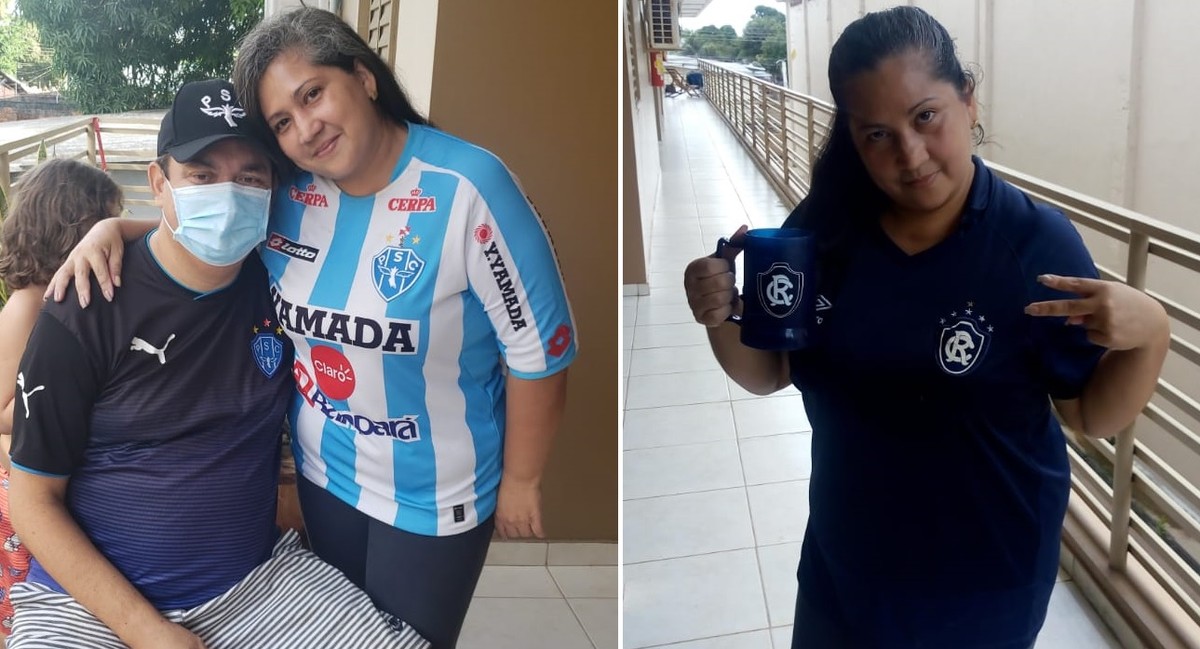 Torcedora do Remo passa a torcer pelo Paysandu após promessa ao marido ...