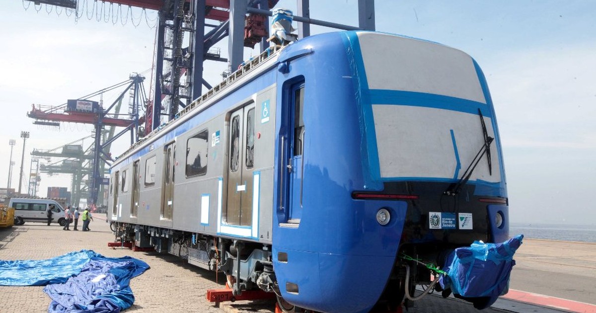 G1 - Primeiro trem do reforço ferroviário da Supervia chega ao Rio ...