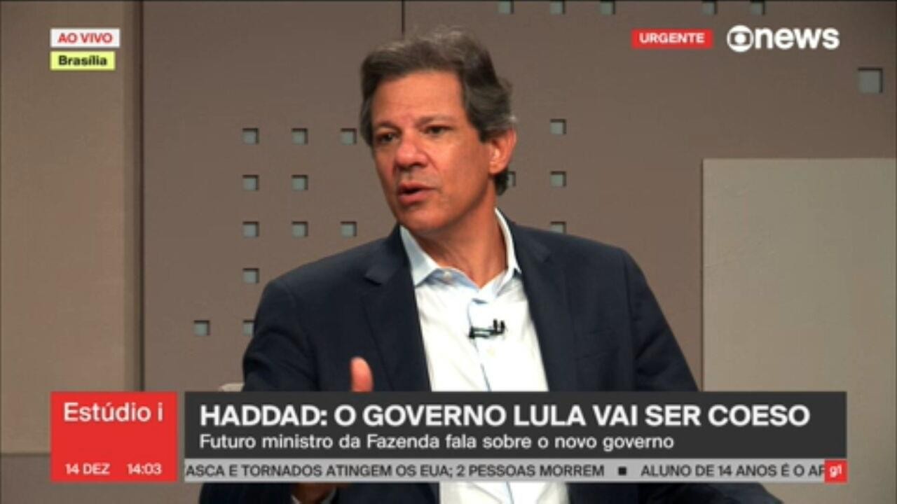 VÍDEOS: Fernando Haddad no Estúdio i | Blog da Andréia Sadi | G1