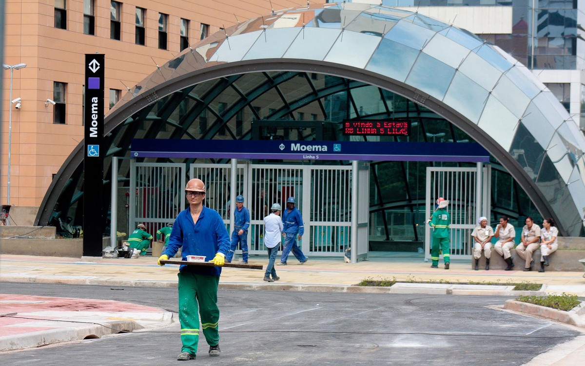 Com atraso, Metrô inaugura estação Moema da Linha 5-Lilás nesta quinta ...