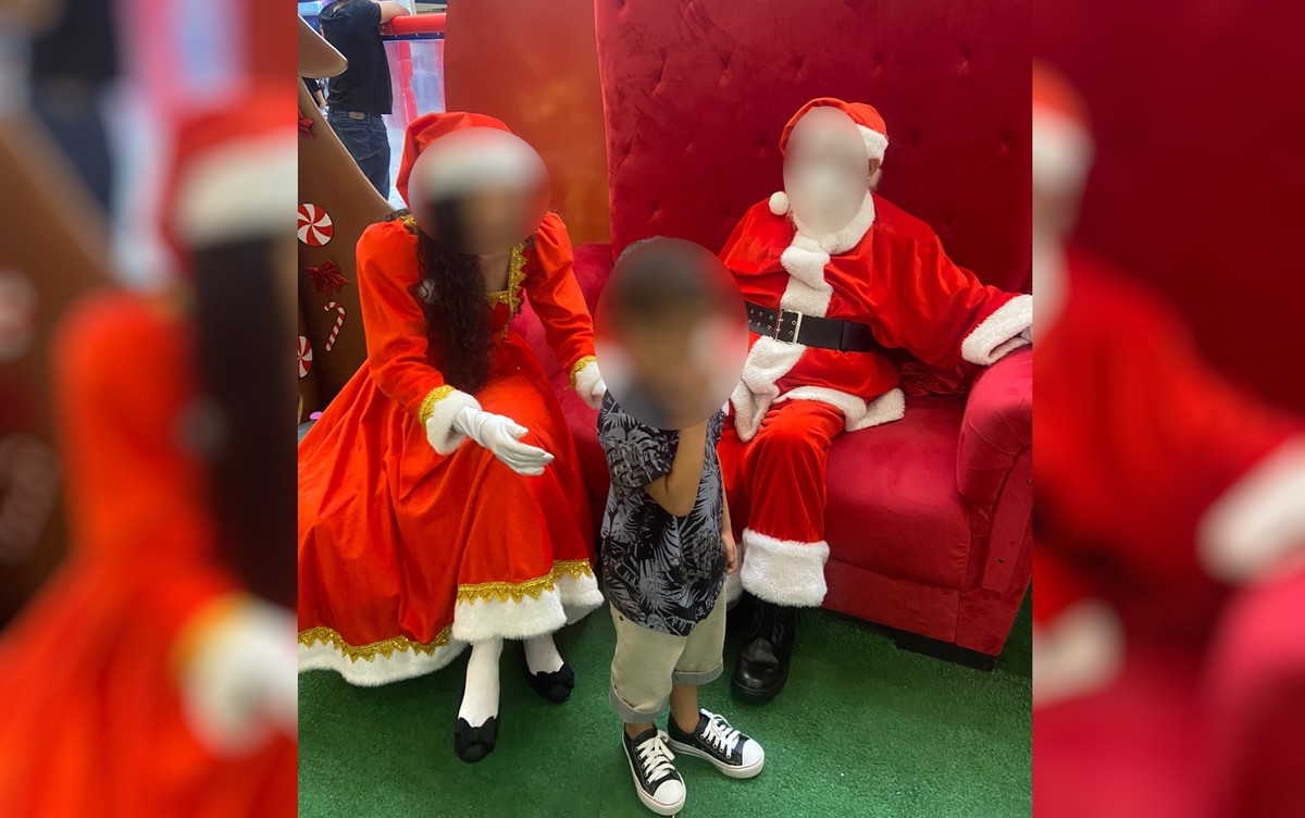 Papai Noel de shopping é substituído após mãe denunciar que ele se ...