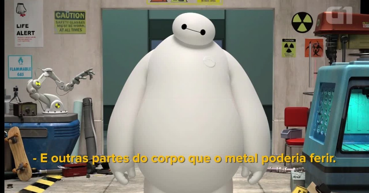 G1 - 'Fui projetado para ser 'abraçável'', diz robô do filme 'Operação ...