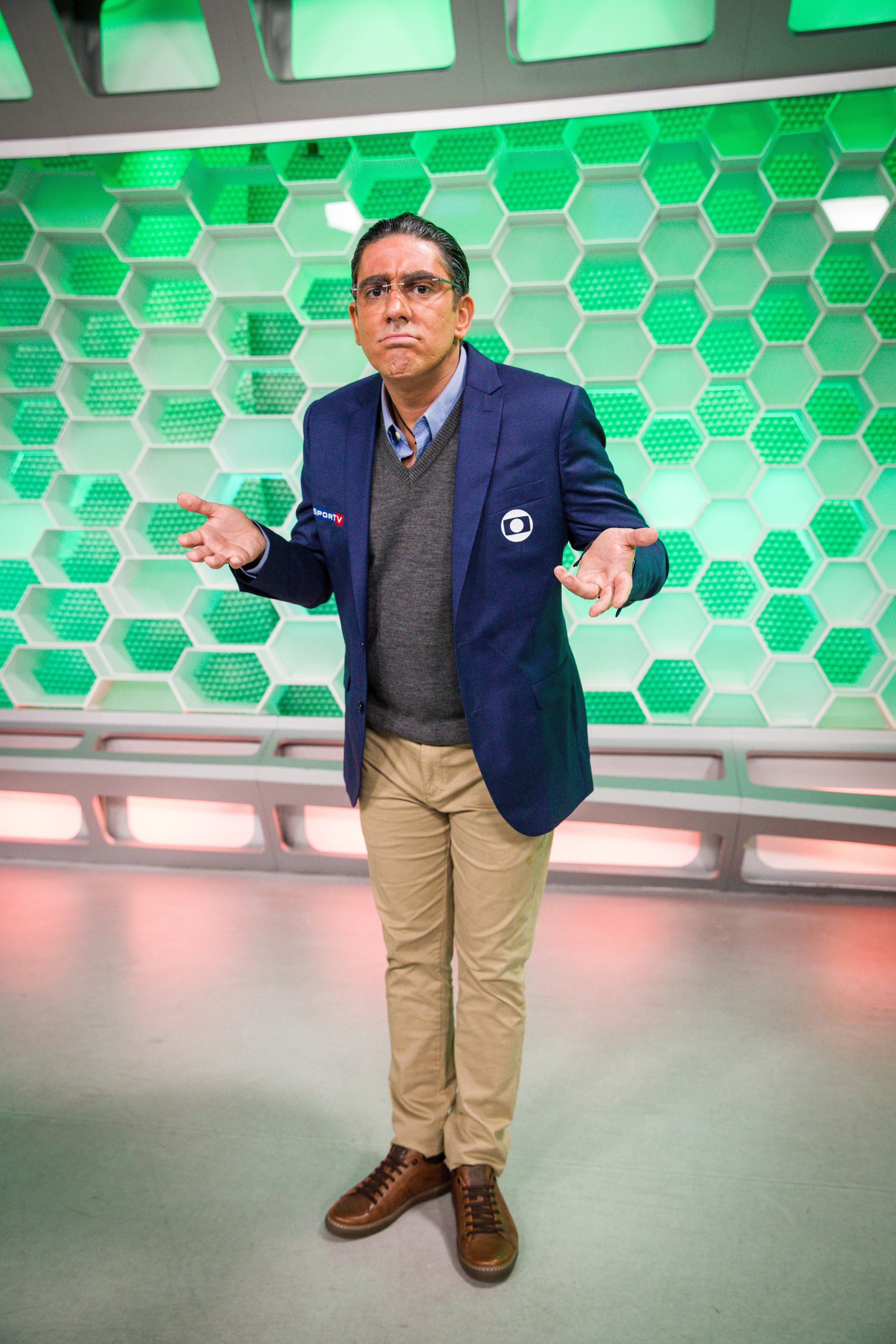 Marcelo Adnet imita Galvão Bueno durante a exibição dos jogos da Copa ...