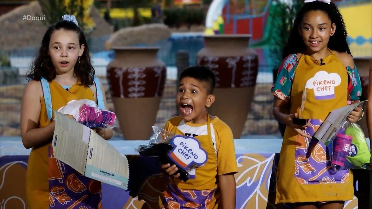 Especial Pikeno Chef premia crianças em reality culinário do Daqui | TV ...