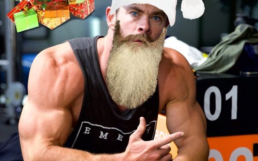 Chris Hemsworth, astro de 'Thor', usa photoshop para virar Papai Noel ...