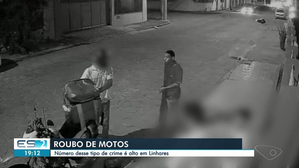 VÍDEO: suspeito assalta motoboy e leva moto em Linhares, ES | Espírito ...